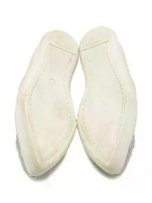 Miu Miu Crystal-embellished Leather Sneakers