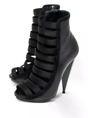 Gucci 125mm Leather Strappy Boots