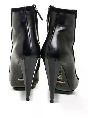 Gucci 125mm Leather Strappy Boots