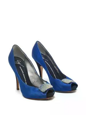 GIUSEPPE ZANOTTI 110mm Embellished Peep-toe Pumps
