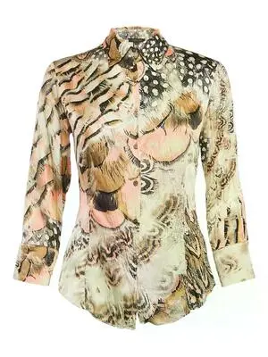 Roberto Cavalli Animal Print Blouses