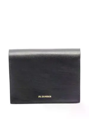 JIL SANDER 2020s Leather Wallet - Black
