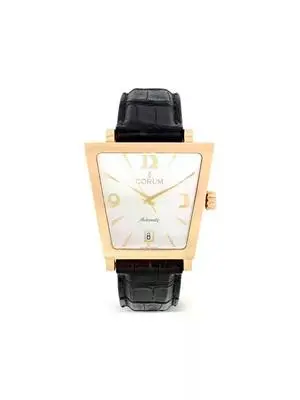 CORUM Trapeze 44mm 18k Yellow Gold Timepiece - White