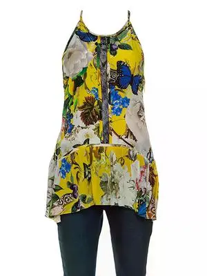 Roberto Cavalli Flared Tops