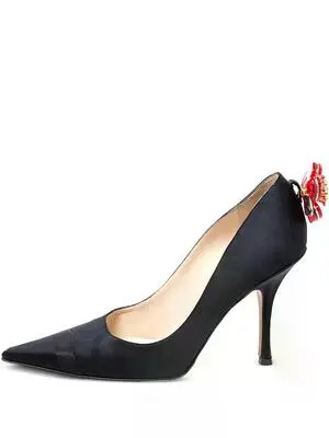 JIMMY CHOO 100mm Satin Pointed-toe Pumps