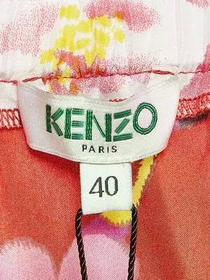 Kenzo Floral-print Silk Skirt