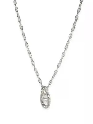 Hermès 18kt White Gold Farandole Diamond Necklace - Silver