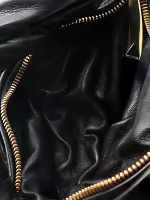 Bottega Veneta 2020s Mini Jody Leather Tote Bag - Black