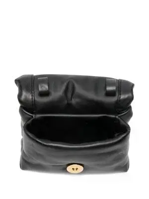 Marni Prisma Leather Clutch Bag - Black