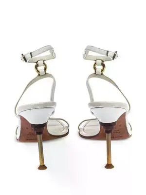 SERGIO ROSSI 95mm Leather Sandals