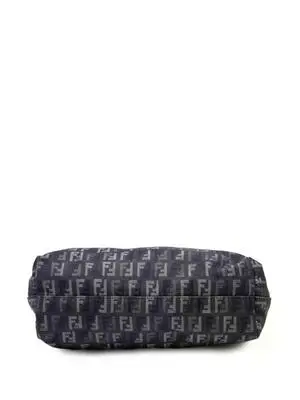 Fendi 2000-2010 Zucchino Denim Tote Bag - Blue