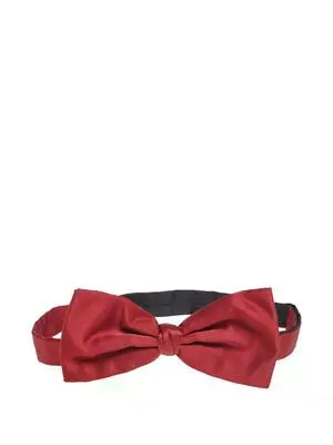ERMENEGILDO ZEGNA VINTAGE Silk Bow Tie - Red