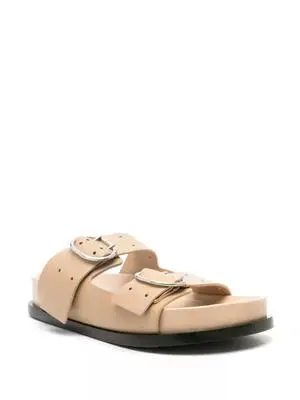 JIL SANDER Leather Sandals