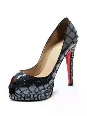 Christian Louboutin Embossed Pumps