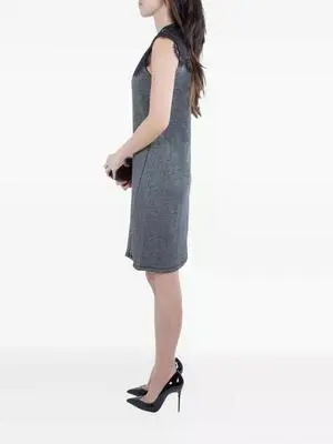 Sea Lace-neckline Dress