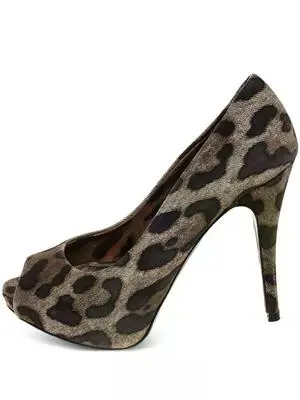 Dolce & Gabbana 115mm Leopard-print Sandals