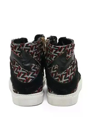 Zadig&Voltaire All-over Logo Lace-up Sneakers