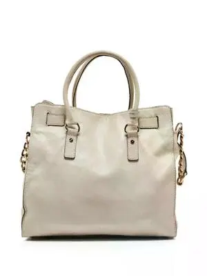 Michael Kors Padlock Leather Tote Bag
