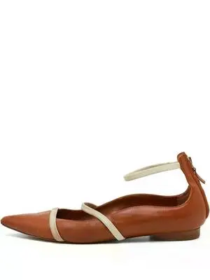 MALONE SOULIERS Leather Ballet Flats