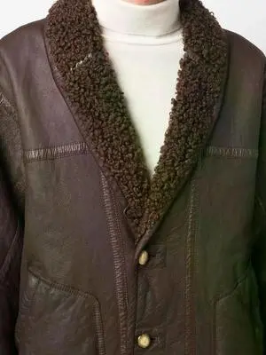 A.N.G.E.L.O. VINTAGE CULT 1980s Shearling-lined Leather Coat
