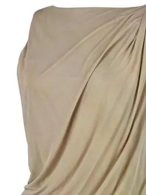 Versace Draped Round-neck Dress