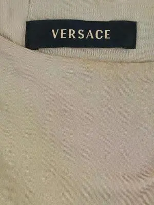 Versace Draped Round-neck Dress