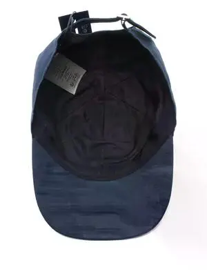 Dior Logo Embroidery Cotton Cap - Blue