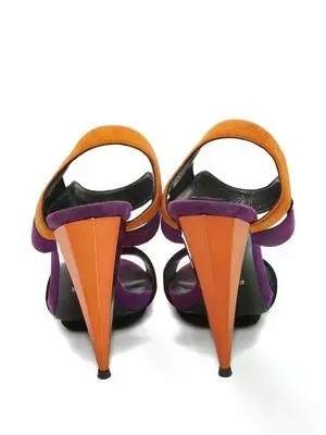 Gucci 120mm Suede Heeled Sandals