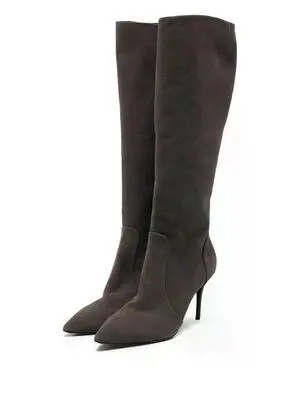 GIUSEPPE ZANOTTI Pointed-toe Knee-high Boots