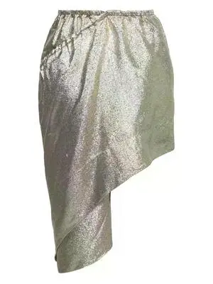 Stella McCartney Metallic Asymmetric Skirt