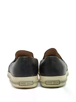 Miu Miu Leather Slip-on Sneakers