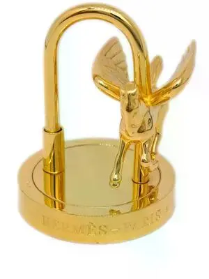 Hermès 2007 Pegasus Cadena Charm - Gold