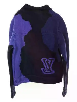 LOUIS VUITTON 2010s Patterned-intarsia Cardigan