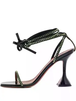 Amina Muaddi 95mm Crystal-embellished Sandals
