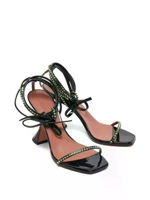 Amina Muaddi 95mm Crystal-embellished Sandals