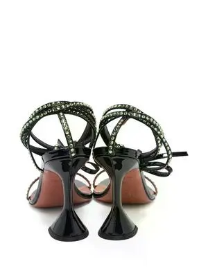Amina Muaddi 95mm Crystal-embellished Sandals