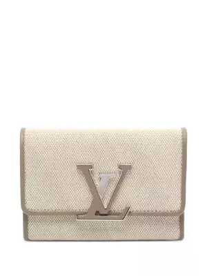 LOUIS VUITTON 2021 Canvas Leather Wallet - Neutrals