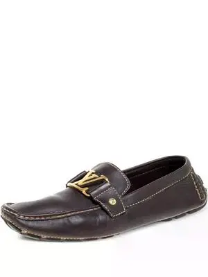 Louis Vuitton Contrast Stitching Loafers For Men