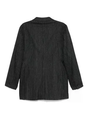 ROMEO GIGLI 1990s Striped Suit - Grey