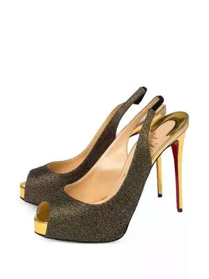 CHRISTIAN LOUBOUTIN Platform Slingback Pumps