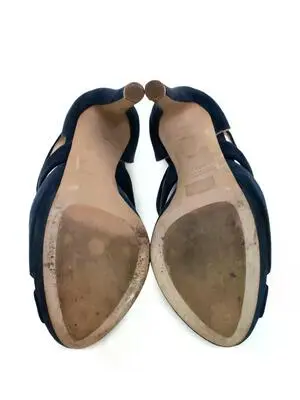 Miu Miu 130mm Suede Platform Sandals