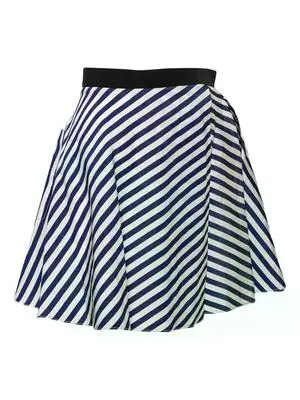 Balenciaga Striped Mini Skirt