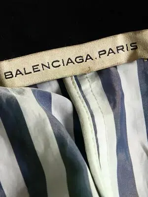 Balenciaga Striped Mini Skirt