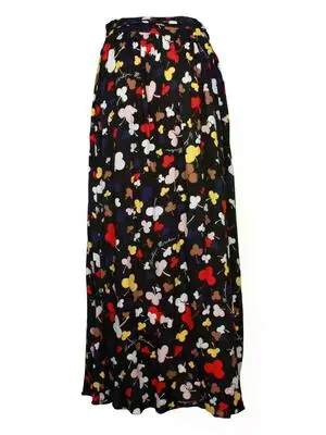 Moschino Floral Print Maxi Skirt