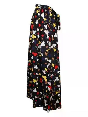 Moschino Floral Print Maxi Skirt
