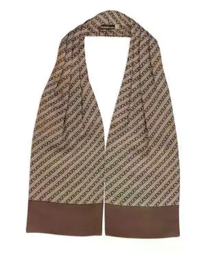 Hermès Silk Scarf - Brown