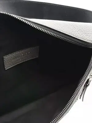 JIMMY CHOO Grey Leather Belt Bag