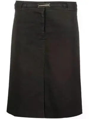 Dolce & Gabbana 1990s Logo-plaque A-line Skirt