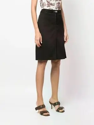 Dolce & Gabbana 1990s Logo-plaque A-line Skirt