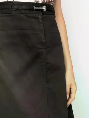 Dolce & Gabbana 1990s Logo-plaque A-line Skirt